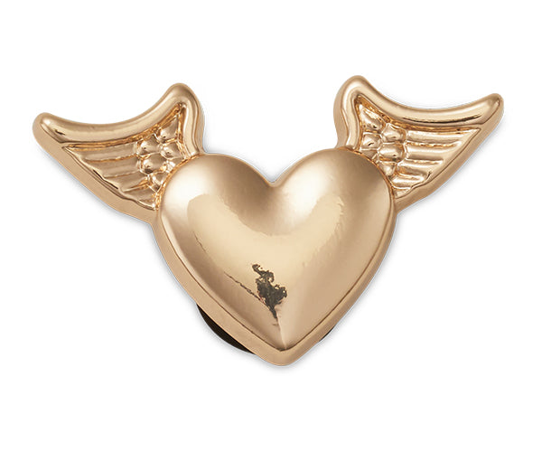 Jibbitz™ Charm Gold Heart with Wings – Crocs Myanmar