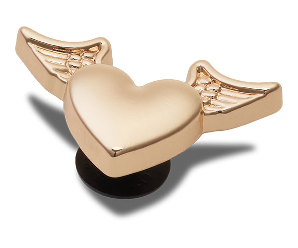 Jibbitz™ Charm Gold Heart with Wings – Crocs Myanmar